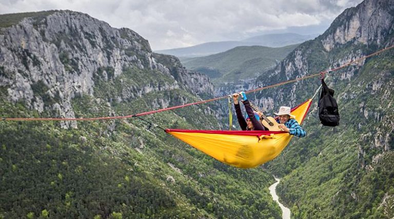Rock Hopper Hammock Tent: Play Me Tarzan You Jane in a Camping Hammock
